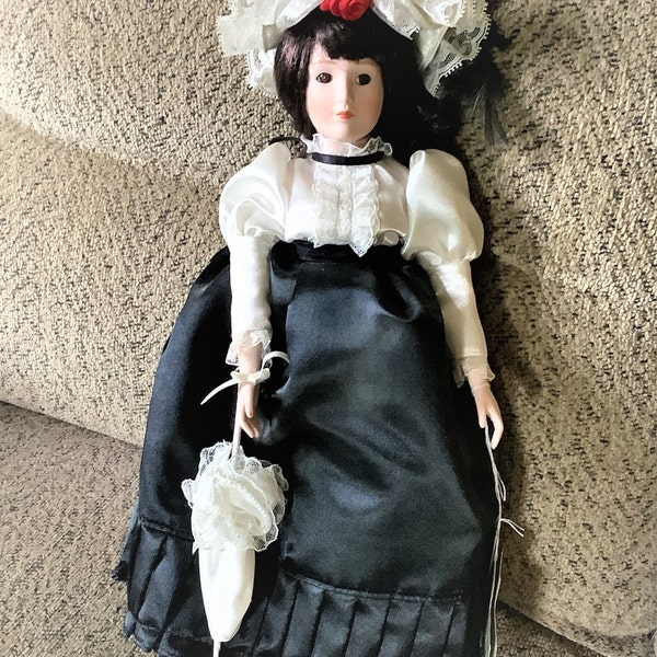 Porcelain Umbrella Dolls Etsy