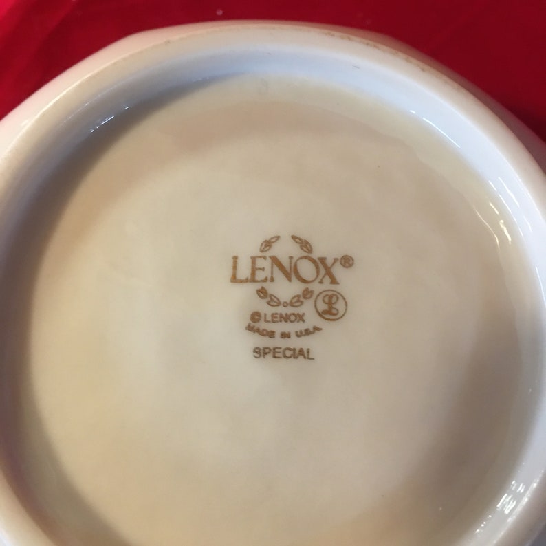 Vintage 8 Sided Lenox Holiday Special Bowl - Etsy