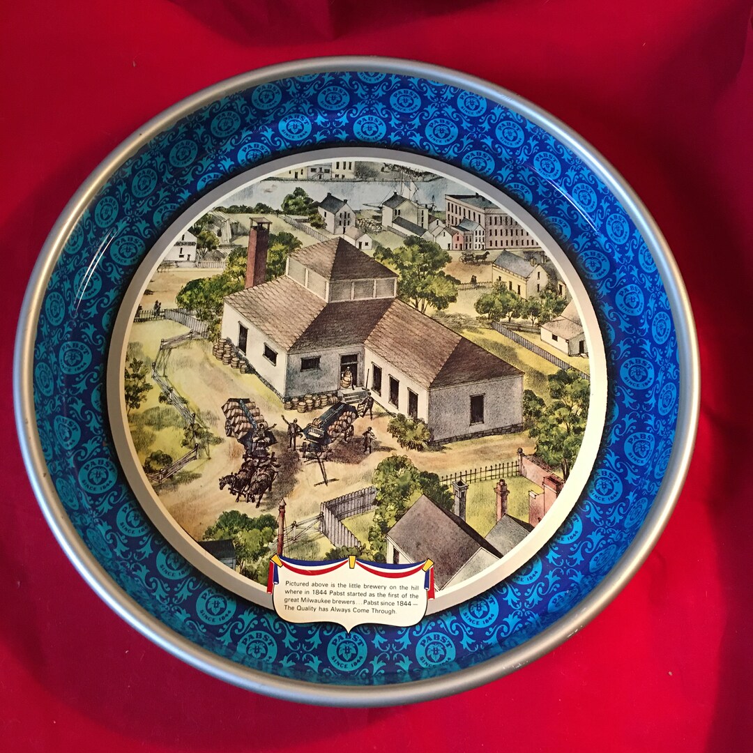Vintage 1976 PBR Pabst Blue Ribbon Beer Tray 1776-1976 - Etsy
