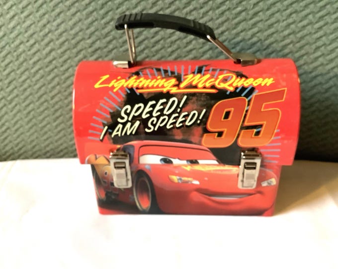 Vintage Lightning Mcqueen Speed I Am Speed 95 Toy Lunch Box the World ...