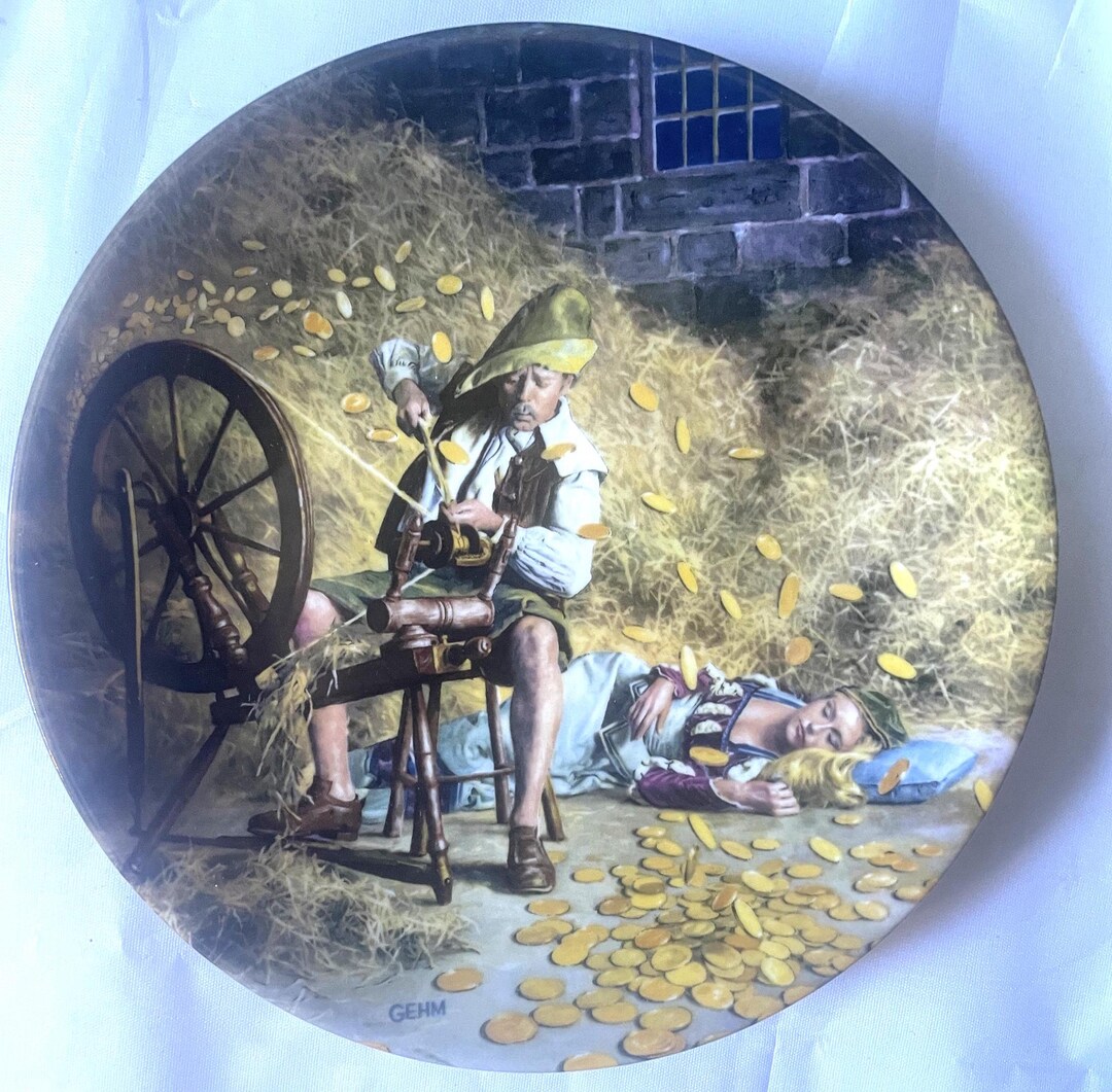 Rumpelstilzchen Collectors Plate, Konigszelt Bavaria, Grimm's Fairy ...