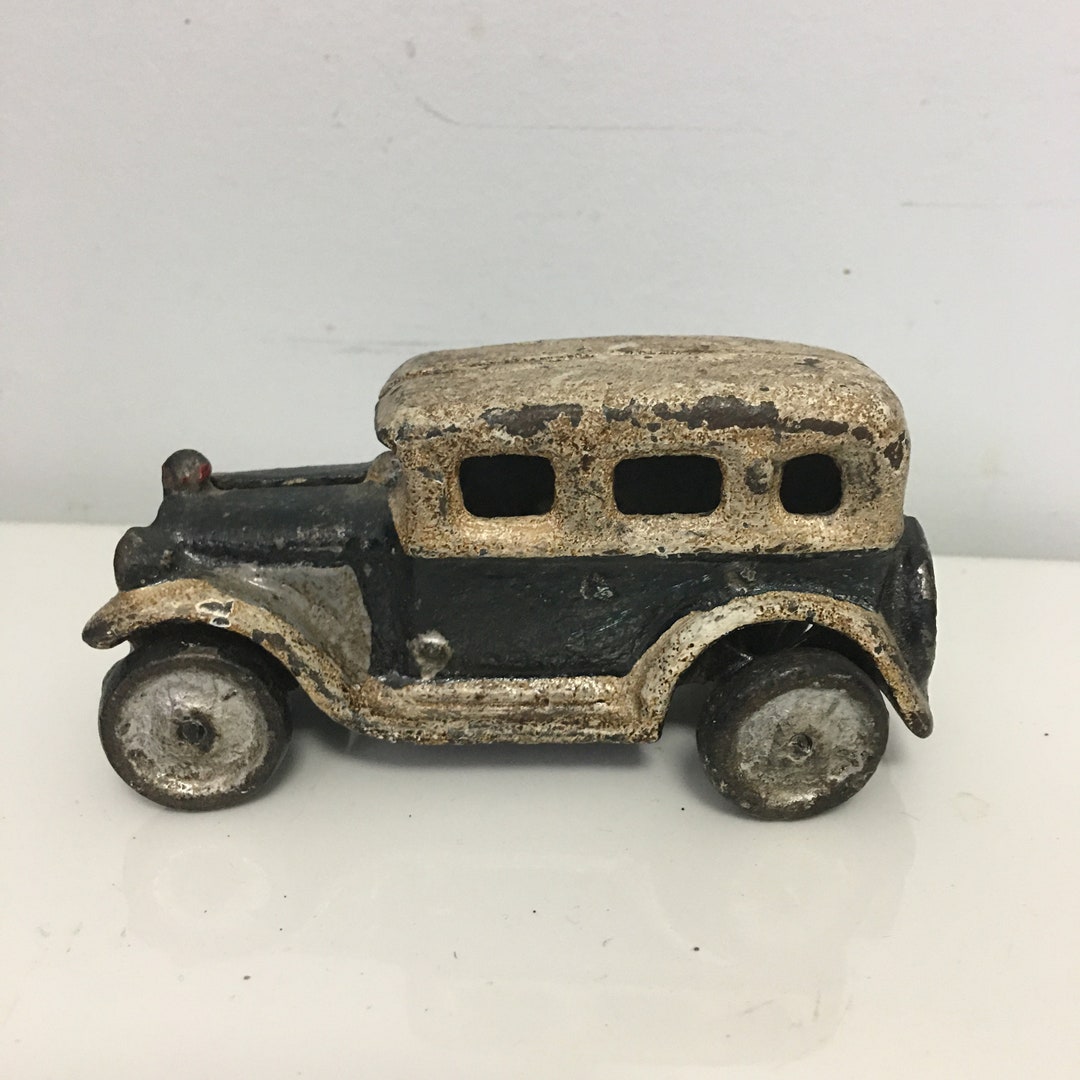 Antique 1930's Cast Iron Sedan Car / Vehicle - Etsy