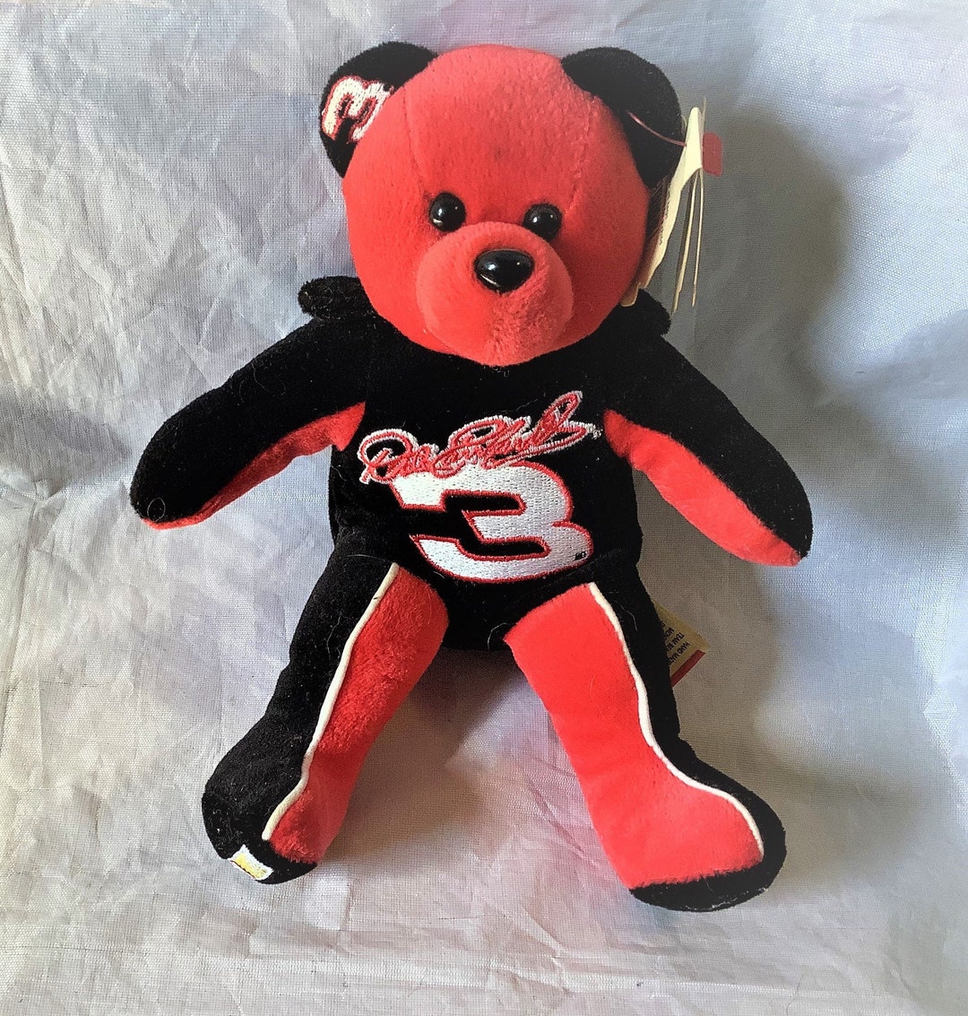 Vintage 2000s Speed Bears Team Nascar Teddy Plush Dale Earnhardt Red ...