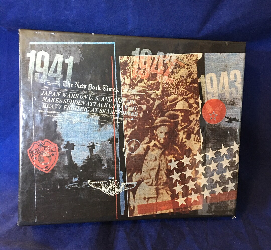 World War II Remembered: 5 Volume USPS Stamps & Book Set - Etsy