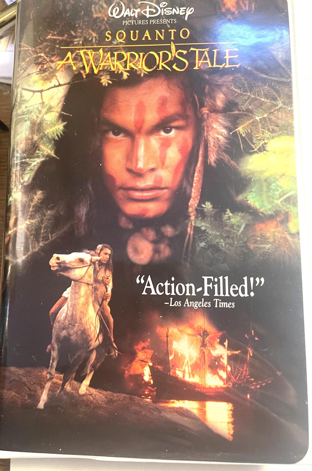 Disney's Squanto A Warrior's Tale 1994 VHS Clam Shell - Etsy