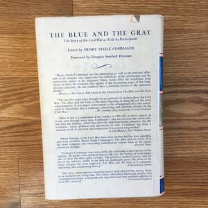 THE BLUE and the GRAY Book Henry Steele Commager Civil War Military ...