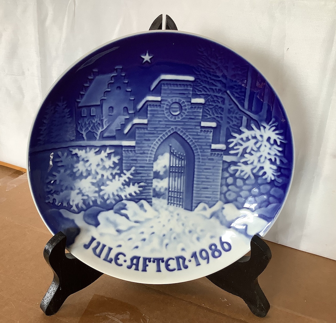 Vintage 1986 Bing & Grondahl Silent Night, Holy Night Plate From ...