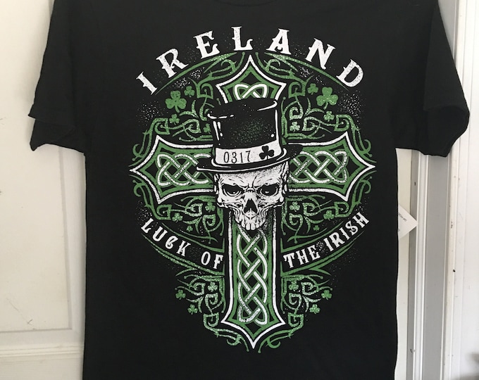 Ireland Luck of the Irish 0317 Skull NOS S/CH 34-36 3 - Etsy