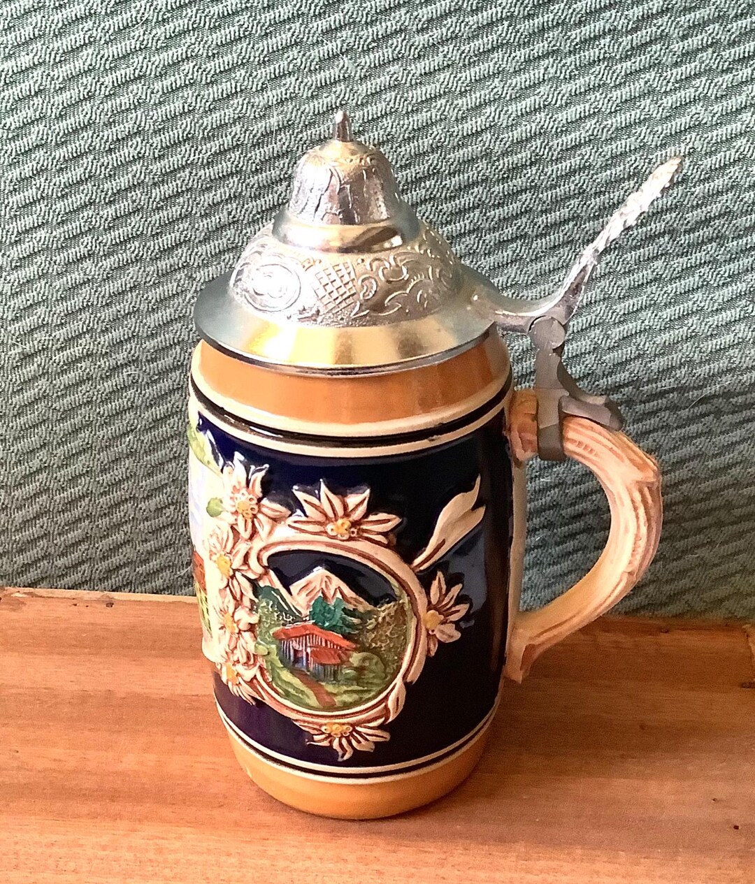 Original Gerzit Beer Stein Gerz West Germany Furth - Rathaus - Etsy