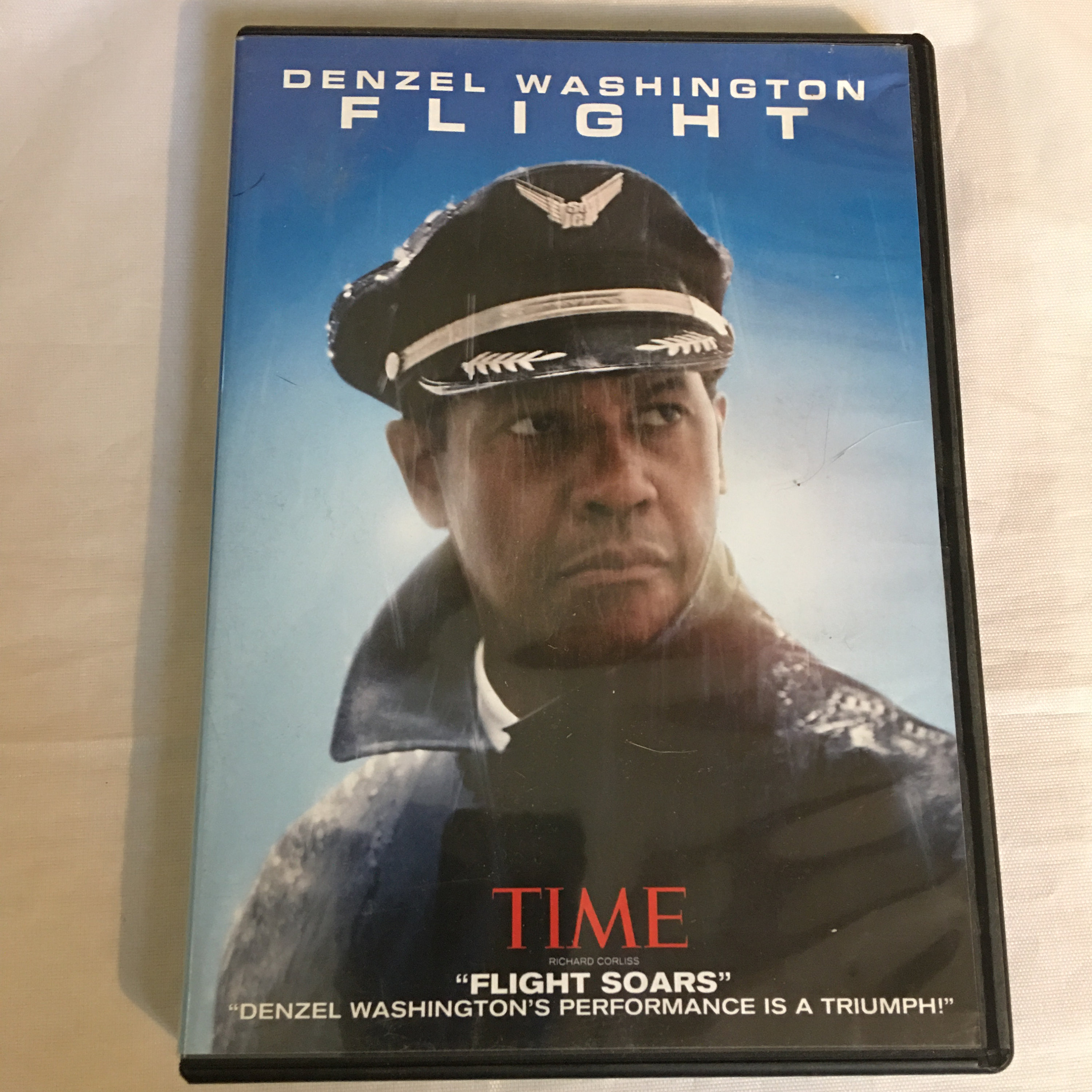 Denzel Washington Flight Poster