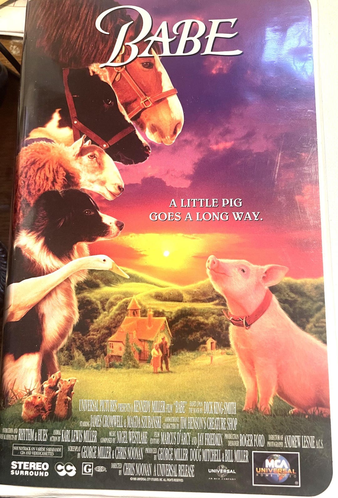 Babe, VHS, 1996 - Etsy