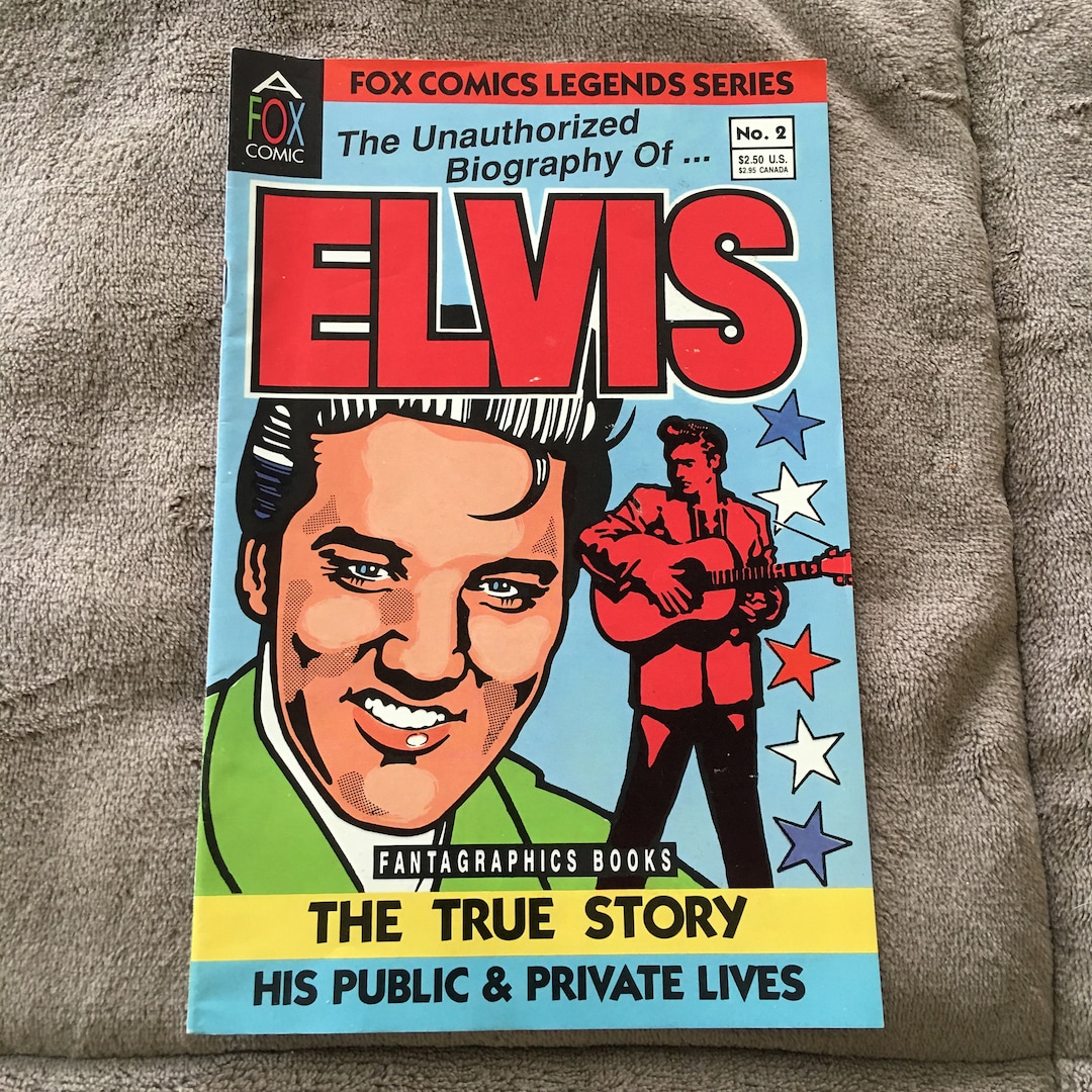 Vintage 1992 Elvis the Unauthorized Biography Fox Comic Legends Series ...