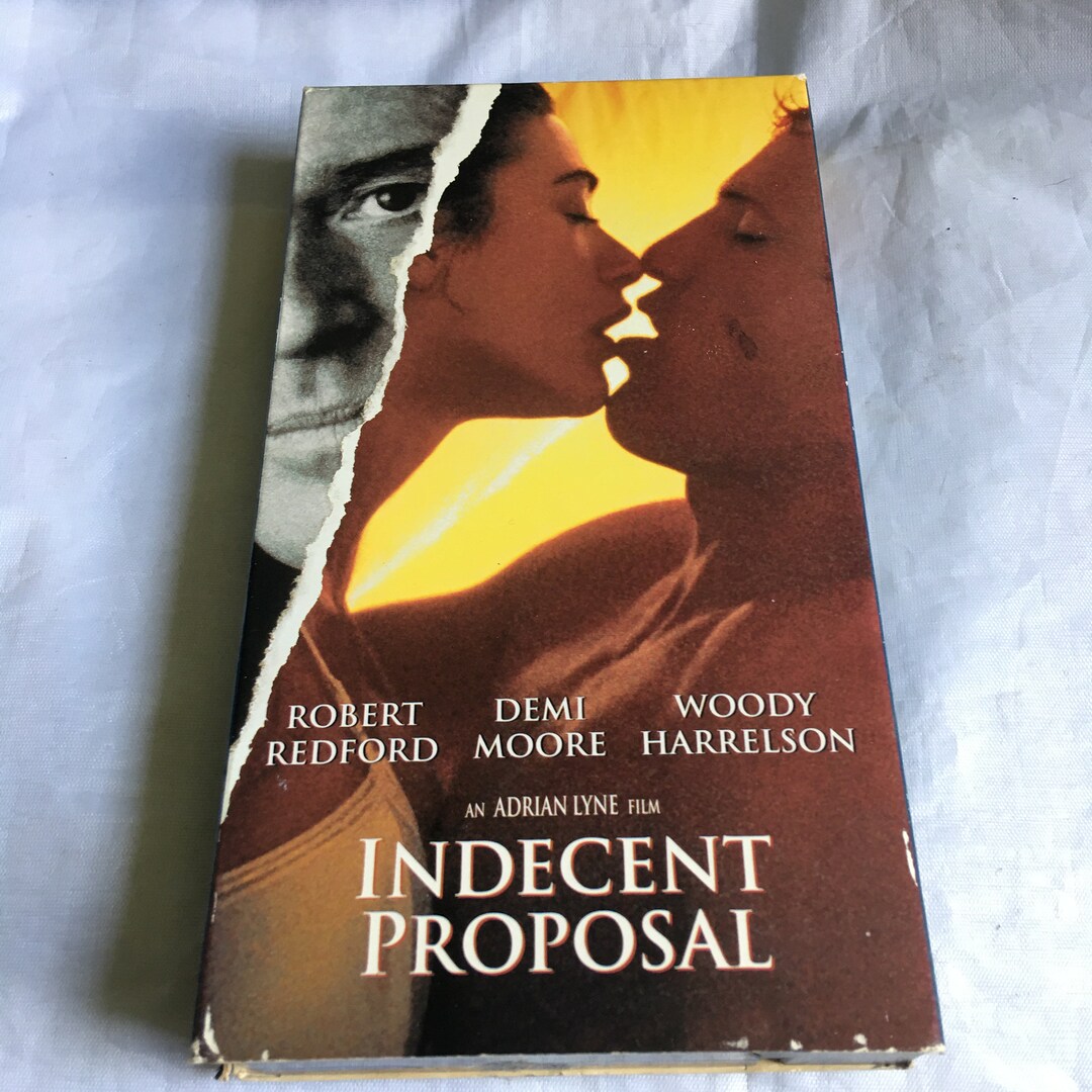 Indecent Proposal VHS, 1993 Robert Redford Demi Moore Woody Harrelson ...