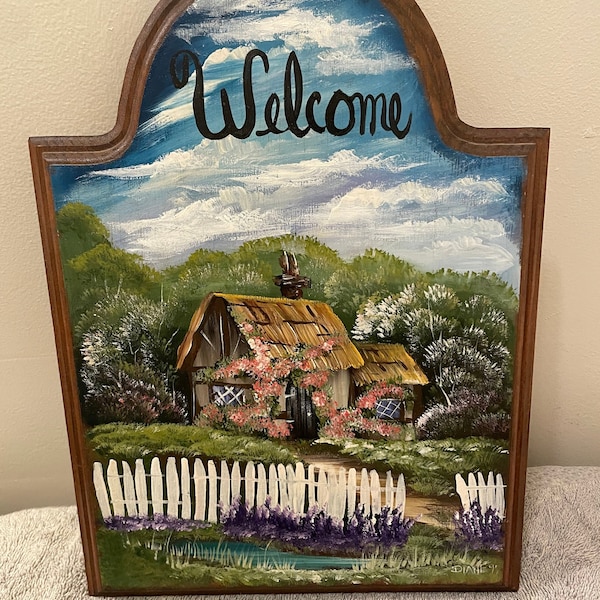 Welcome Plaque - Etsy