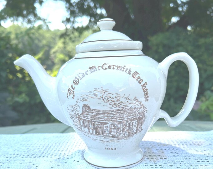 Rare Ye Olde Mccormick Tea House Restaurant Ware Tea Pot Baltimore ...