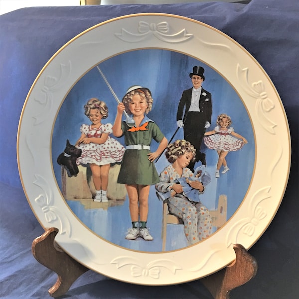 Shirley Temple Plates Stand Up And Cheer Etsy