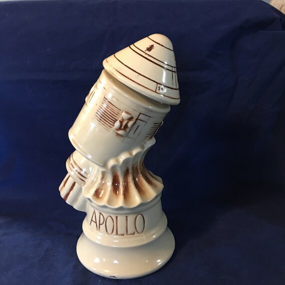 Vintage Apollo NASA Whiskey Decanter Thomas Sims Art Pottery - Etsy