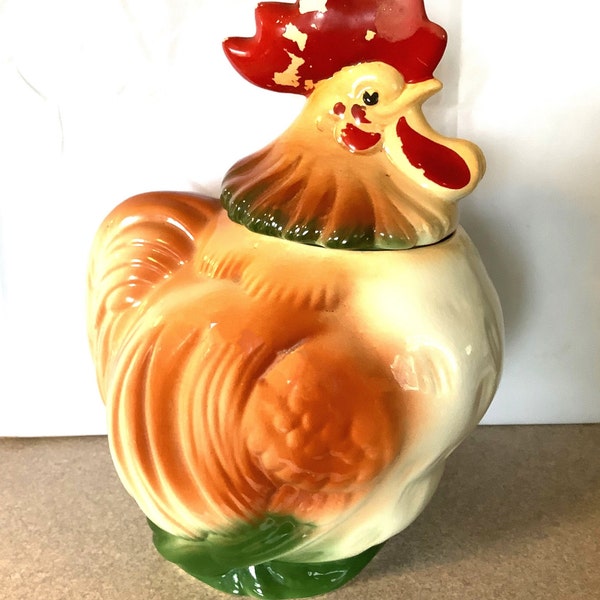 Rooster Jar - Etsy