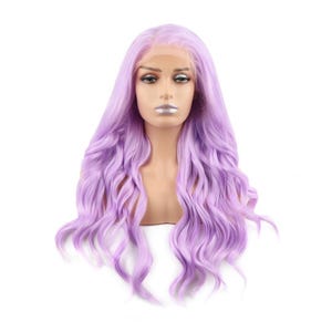 Purple Violet Lace Front Wig. Blubelle Wig - Etsy