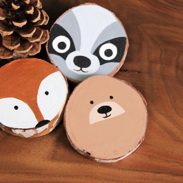 Wood Magnet Set - Etsy