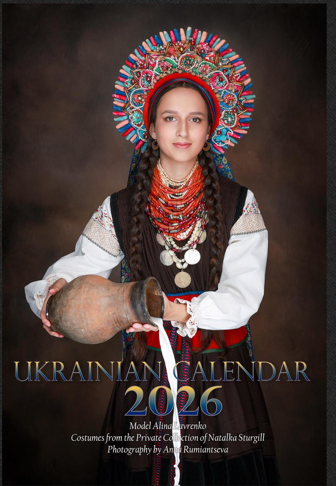 Ukrainian Photo Calendar for 2026 With Ukrainian Authentic Clothes 19 ...