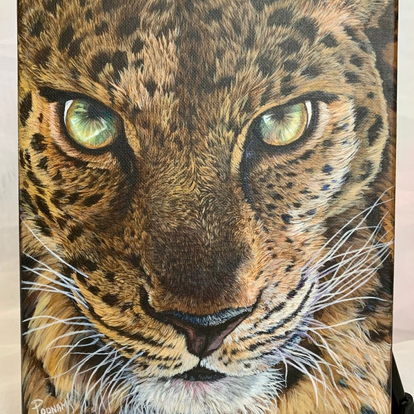 Leopard Painting - Etsy