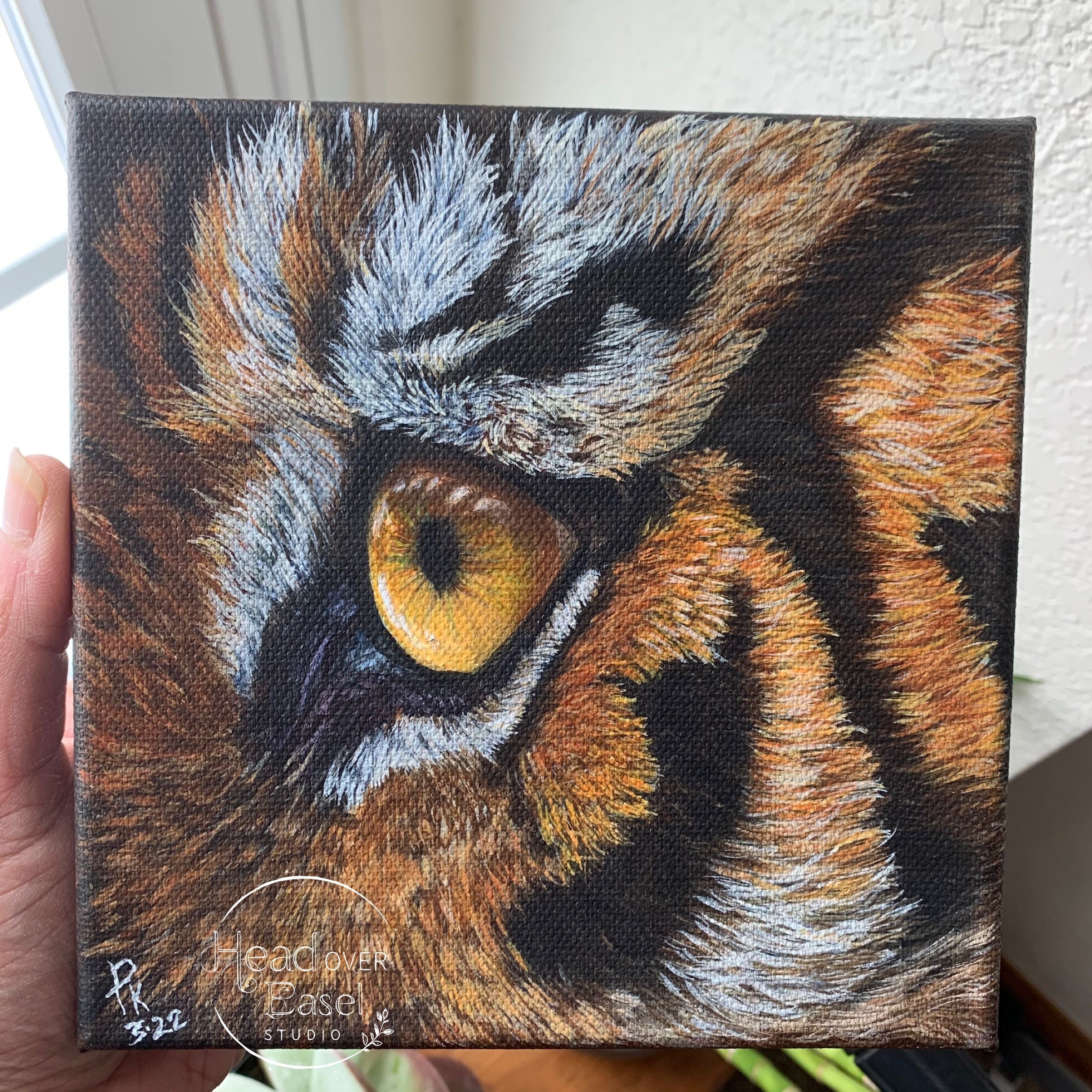Tiger Eyes Painting