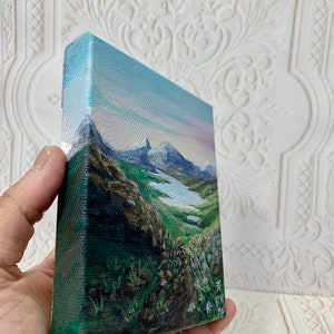 Original Custom Small Acrylic Landscape Painting on Canvas and Giclée ...