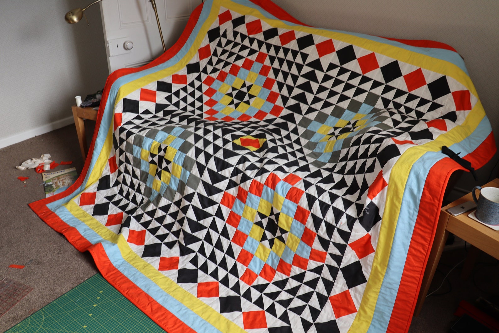 Custom Handmade Modern Bespoke Quilt - Etsy UK