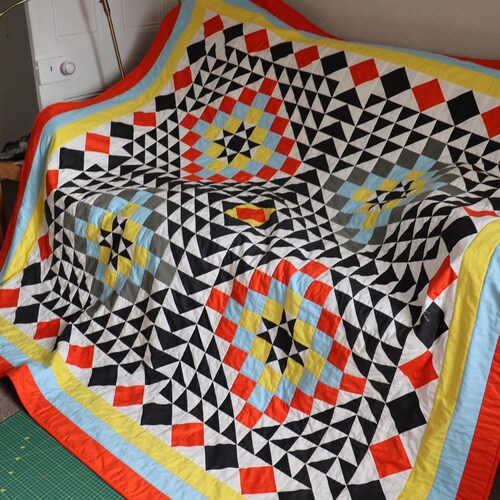 Modern Patchwork Quilt.large Handmade Quilt.quilts for - Etsy