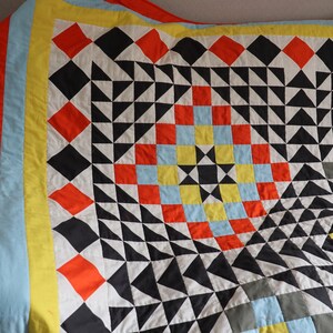 Custom Handmade Modern Bespoke Quilt - Etsy UK