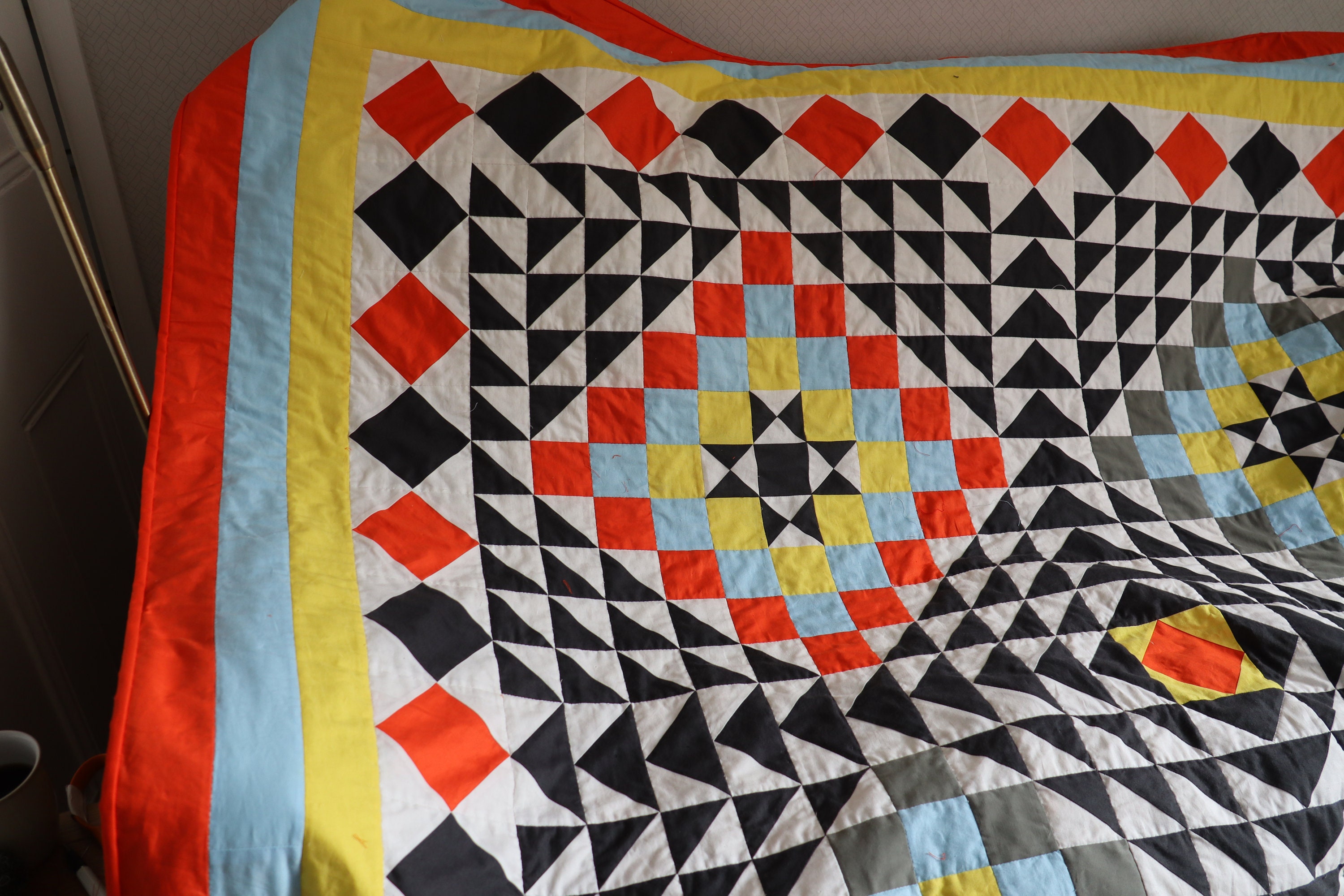 Custom Handmade Modern Bespoke Quilt - Etsy UK