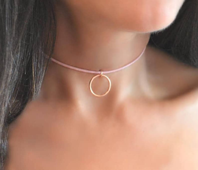 Discreet Submissive Day Collar, BDSM Collar, Rose Gold Day Collar ...