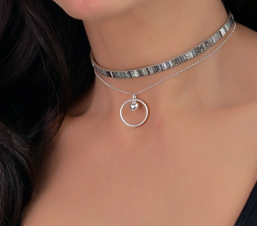 Submission Day Collar, BDSM Day Collar, Discreet Day Collar, BDSM Collar Necklace, Bdsm Layered ...