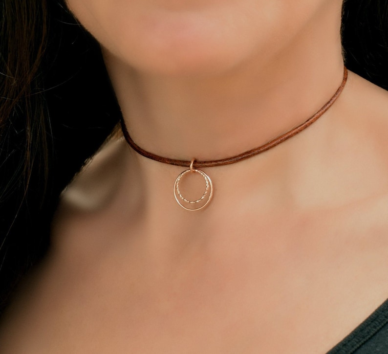 Discreet Submissive Collar BDSM Collar Rose Gold Day Collar - Etsy