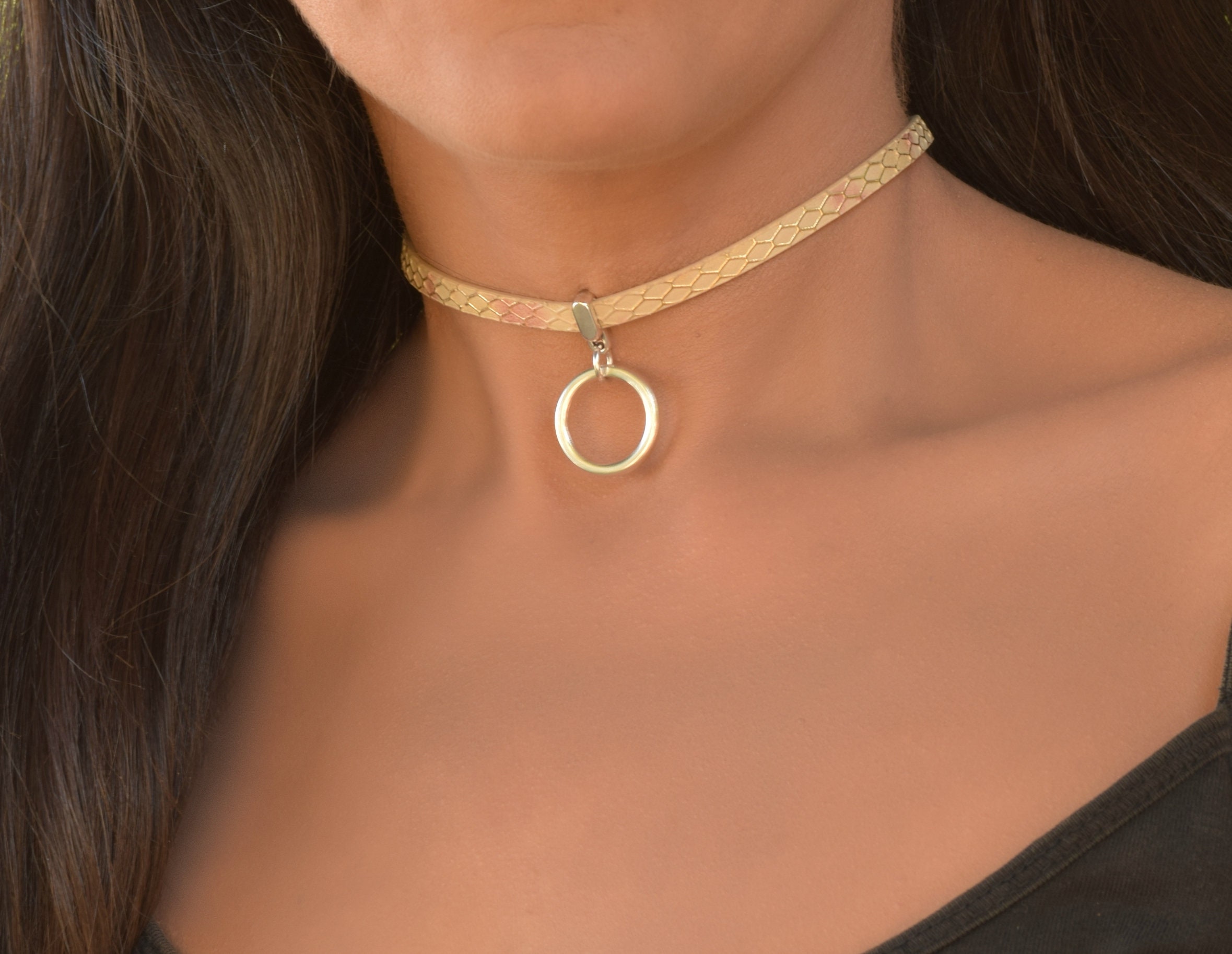 BDSM Day Collar Slave Collar Discreet Submissive Day Collar | Etsy