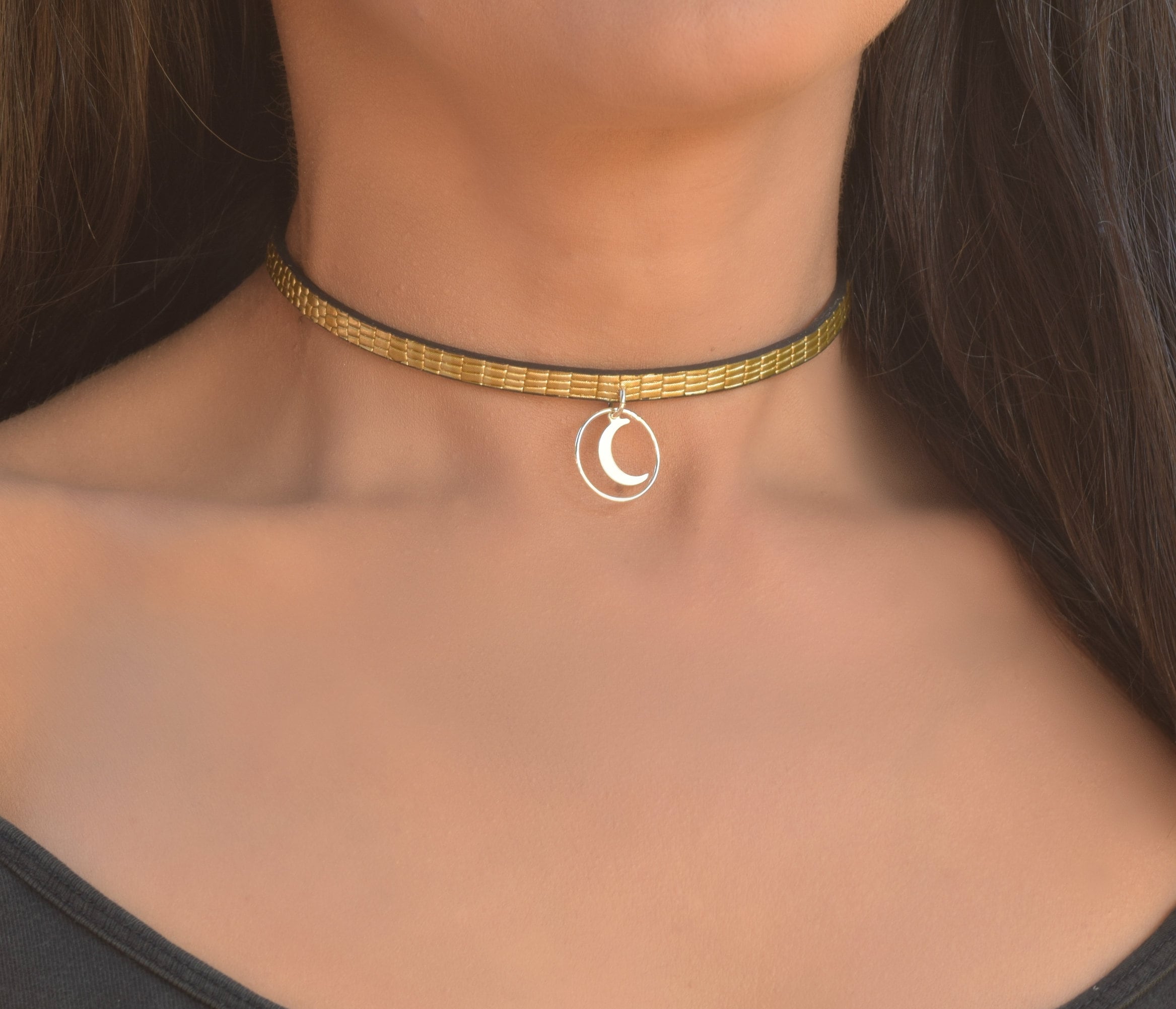 Day Collar Moon BDSM Collar Day Collar for Women Submissive - Etsy