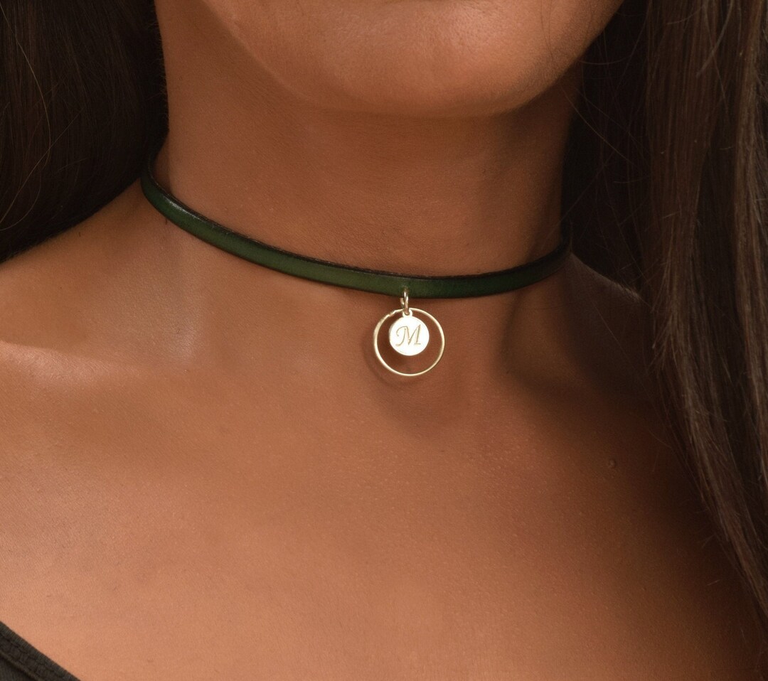 Submissive Day Collar, BDSM Collar, BDSM Engraved Initial Collar ...