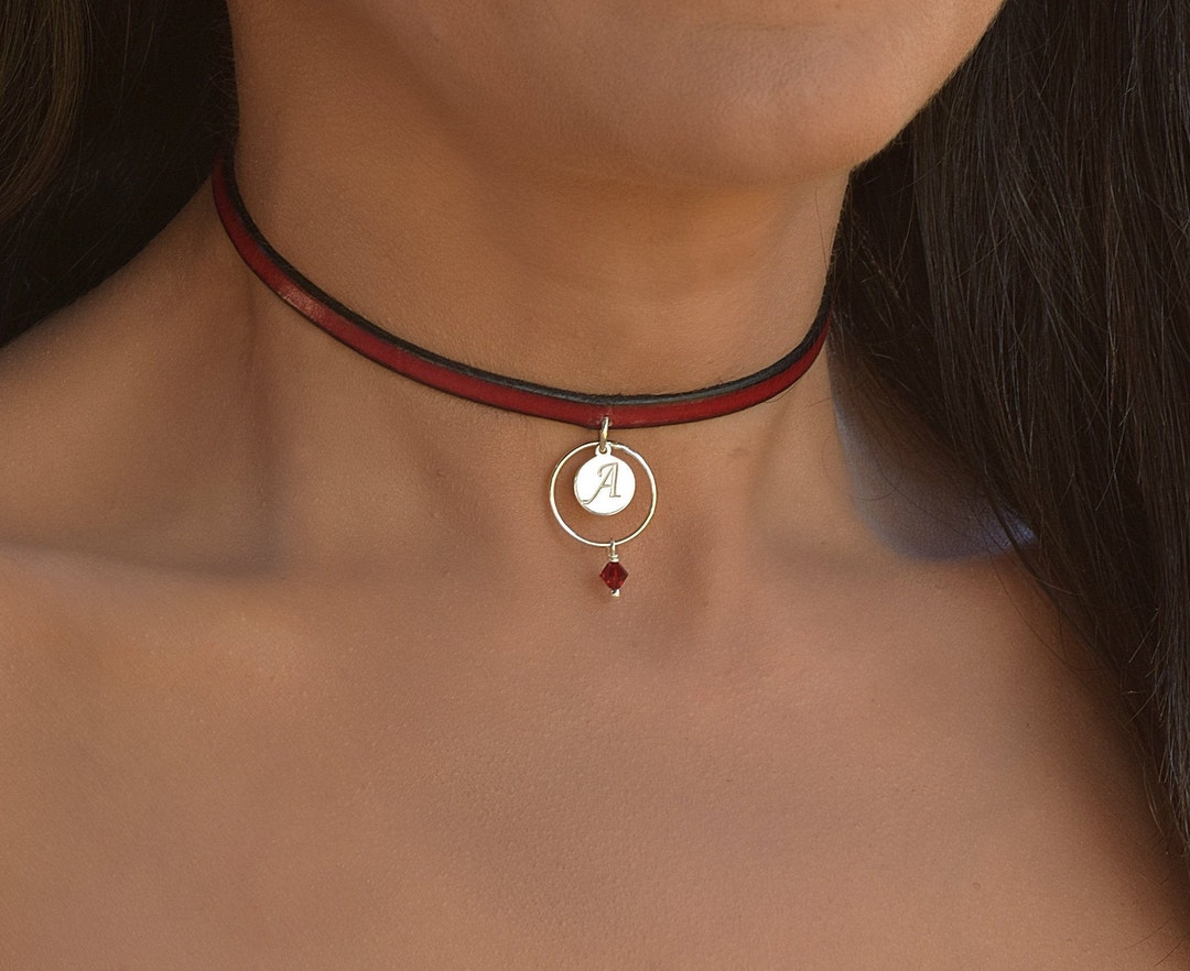 BDSM Day Collar Red, BDSM Collar, Discreet Day Collar, Submissive Day ...