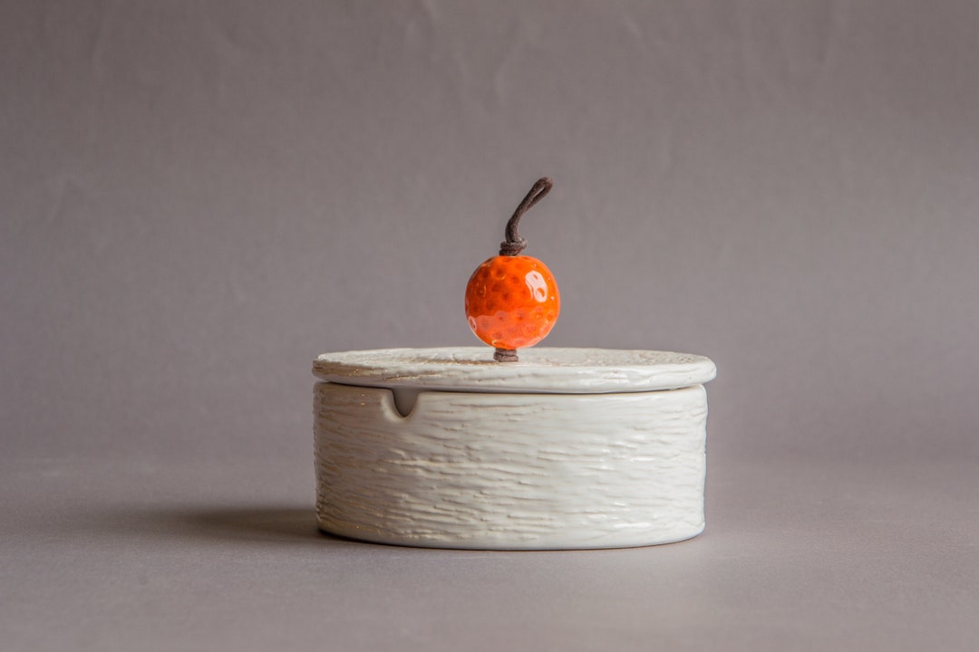 Ash Tray With Lid Ashtray Ceramic Pottery Handmade - Etsy