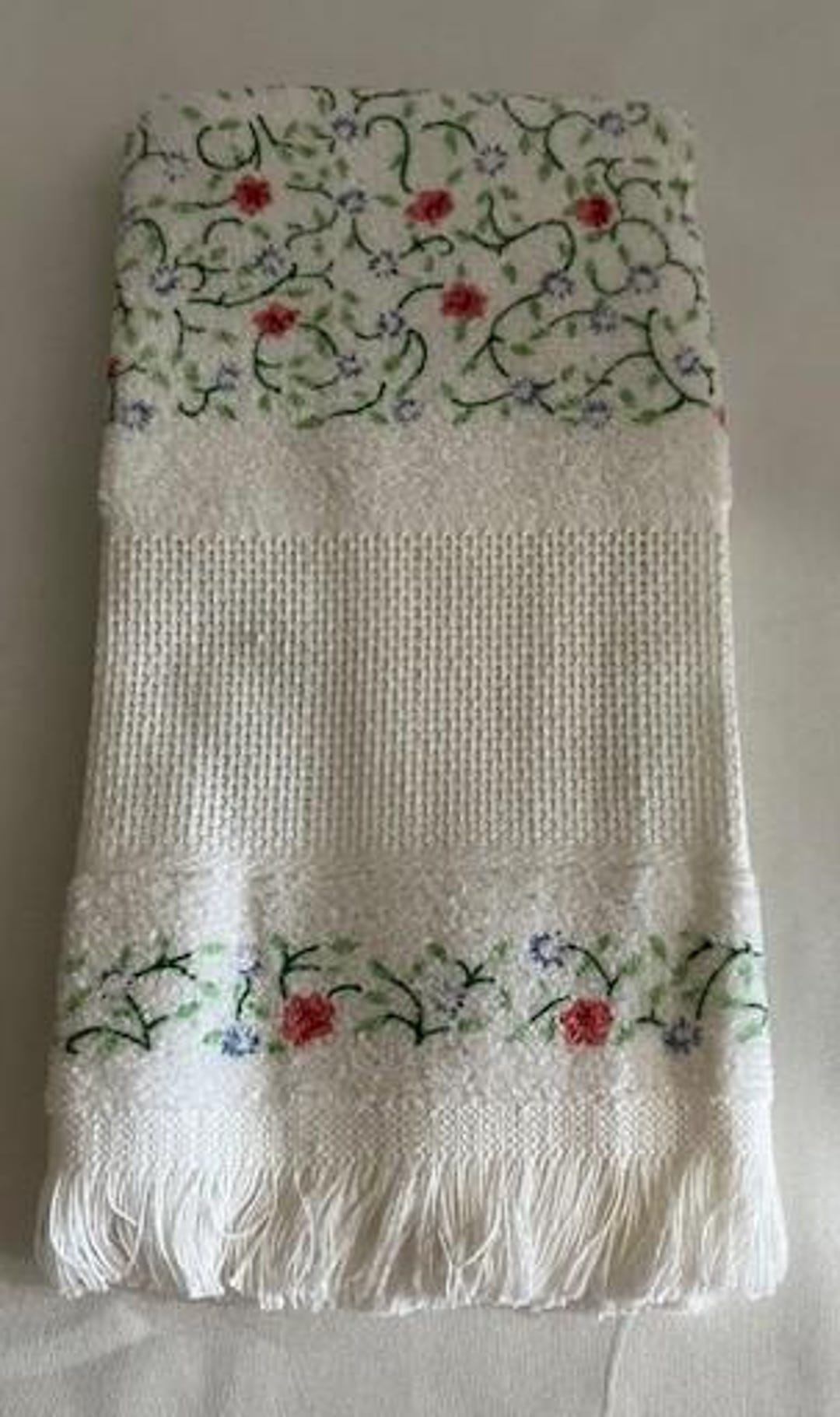 Cross Stitch Tea Towel, Hand Towel Cross Stitch, Kitchen Towel - Etsy