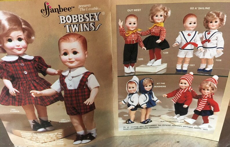 Vintage Collectible Effanbee Character Doll Outfit – 1983 - Bobbsey ...
