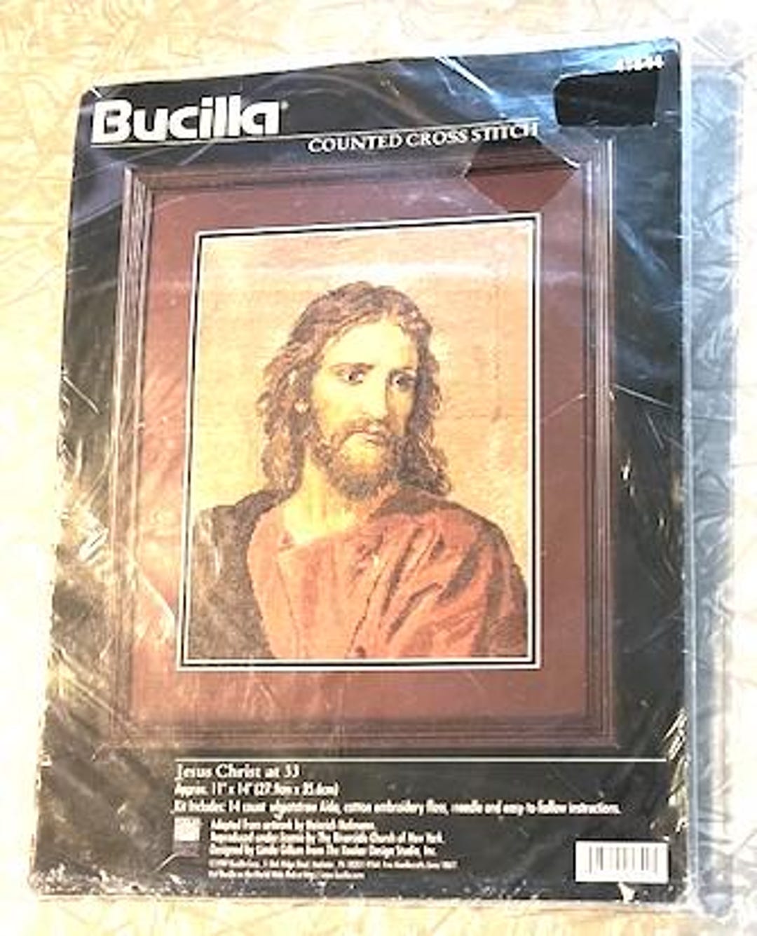 Bucilla 41644 - Jesus Christ at 33 Picture - Counted Cross Stitch ...
