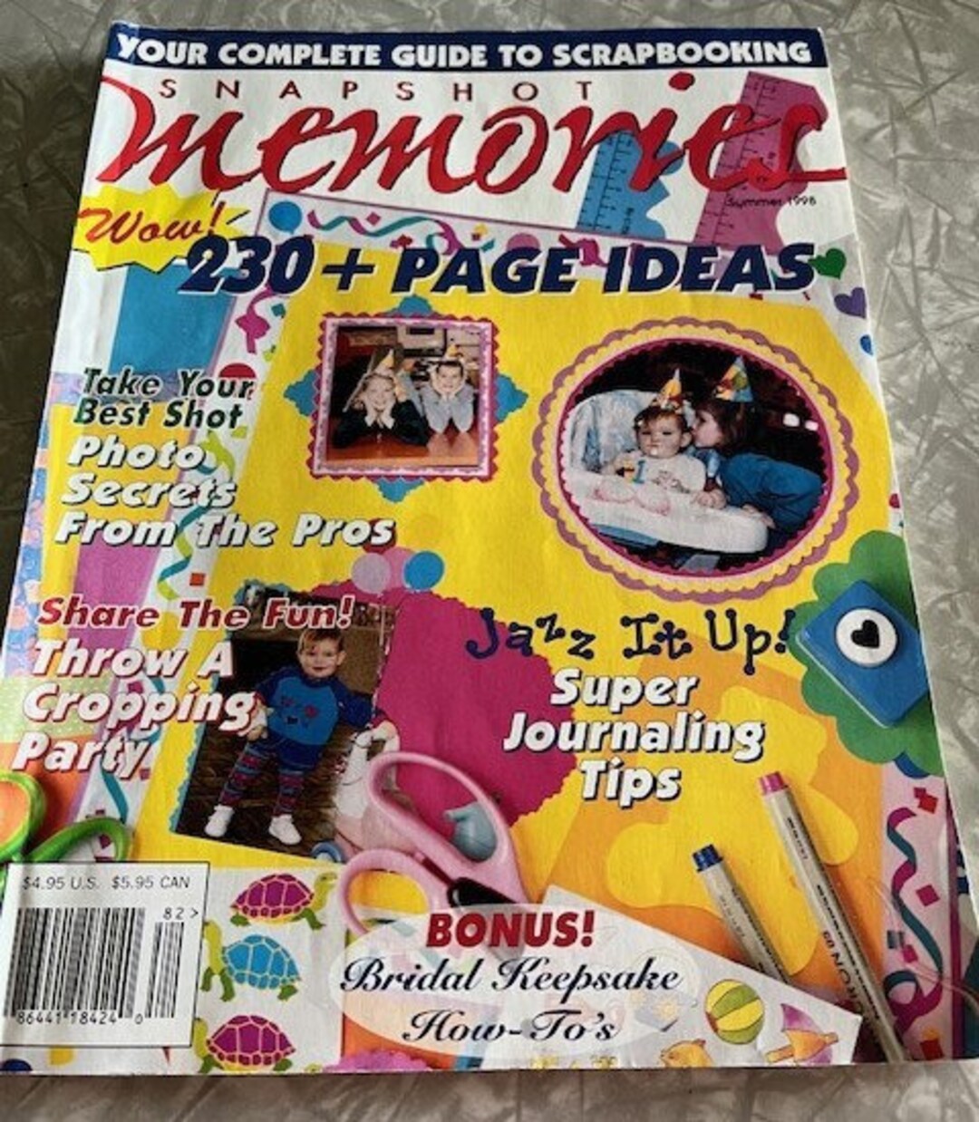Snapshot Memories Scrapbook Magazines 3 Issues Summer, Autumn, Winter ...
