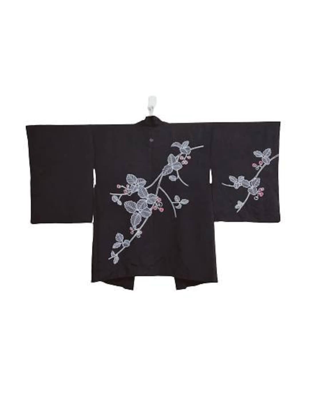 FREE SHIPPING Vintage Kimono Haori Japanese Traditional Flower ...