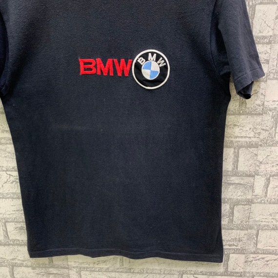RARE!!! Vintage BMW Embroidery Logo T-shirts - Gem