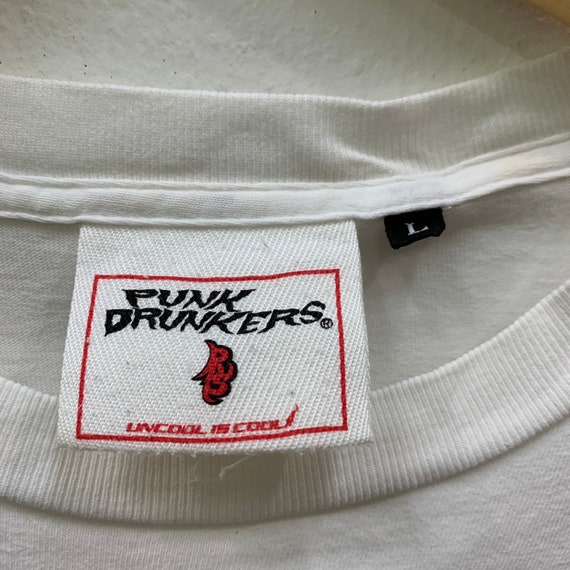 RARE!!! Punk Drunkers Japanese Brand Alloverprint T-s… - Gem