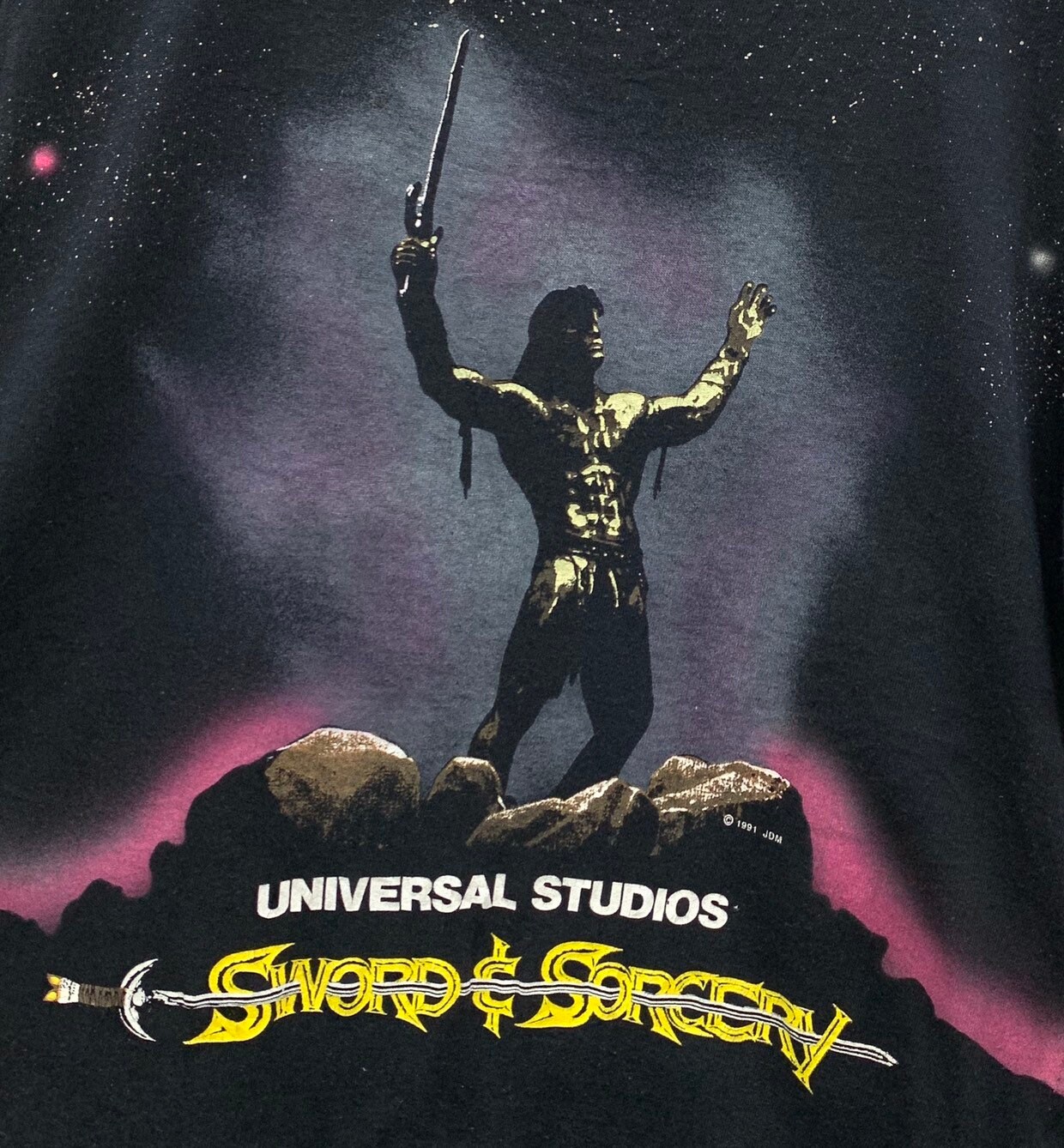RARE Vintage 90s Universal Studios Sword & Sorcery Film Movie T-shirts ...