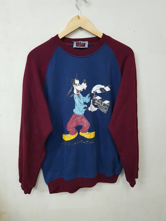 Rare!! Goofy Sweatshirt Cartoon Big Logo spellout Wal… - Gem