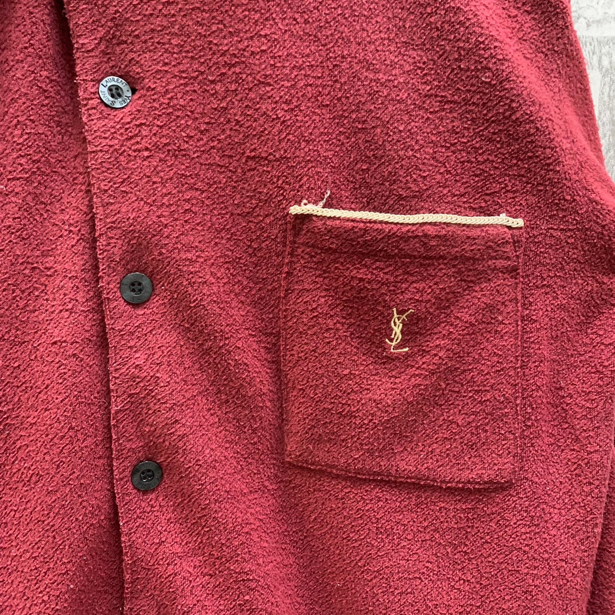 Vintage Yves Saint Laurent Ysl Fleece Pyjamas Sleepwear | Etsy